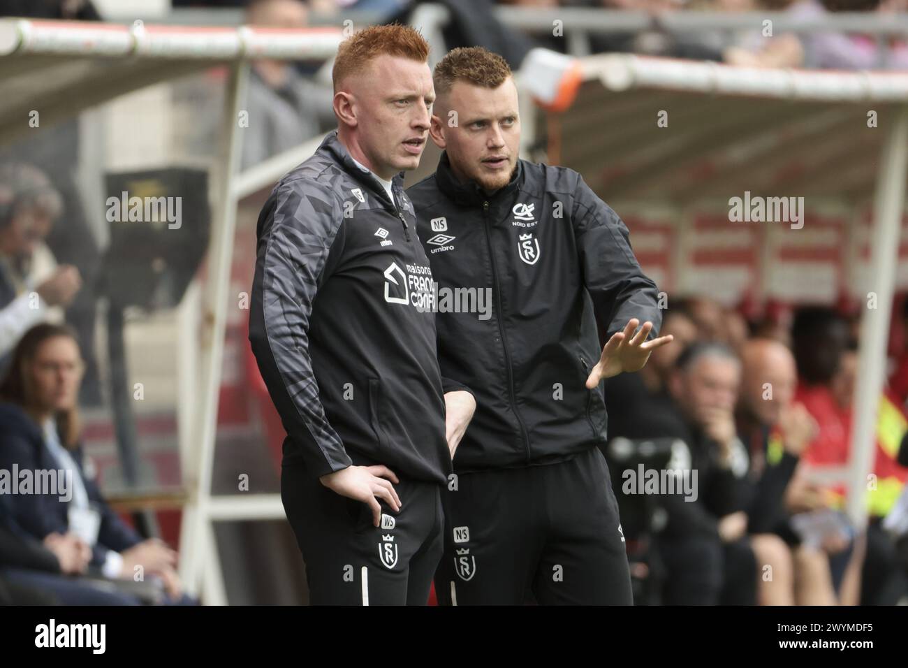 Coach of Stade de Reims Will Still aka William Still and his brother ...