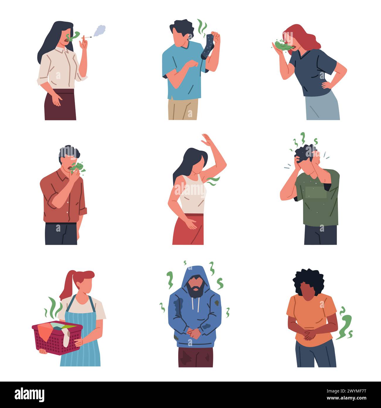 Male and female cartoon characters hi-res stock photography and images ...