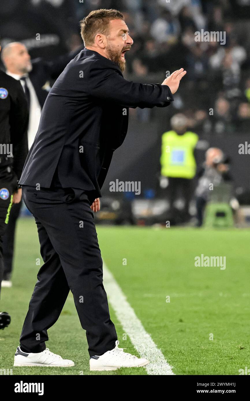 Daniele De Rossi coach of AS Roma during the Serie A football match ...