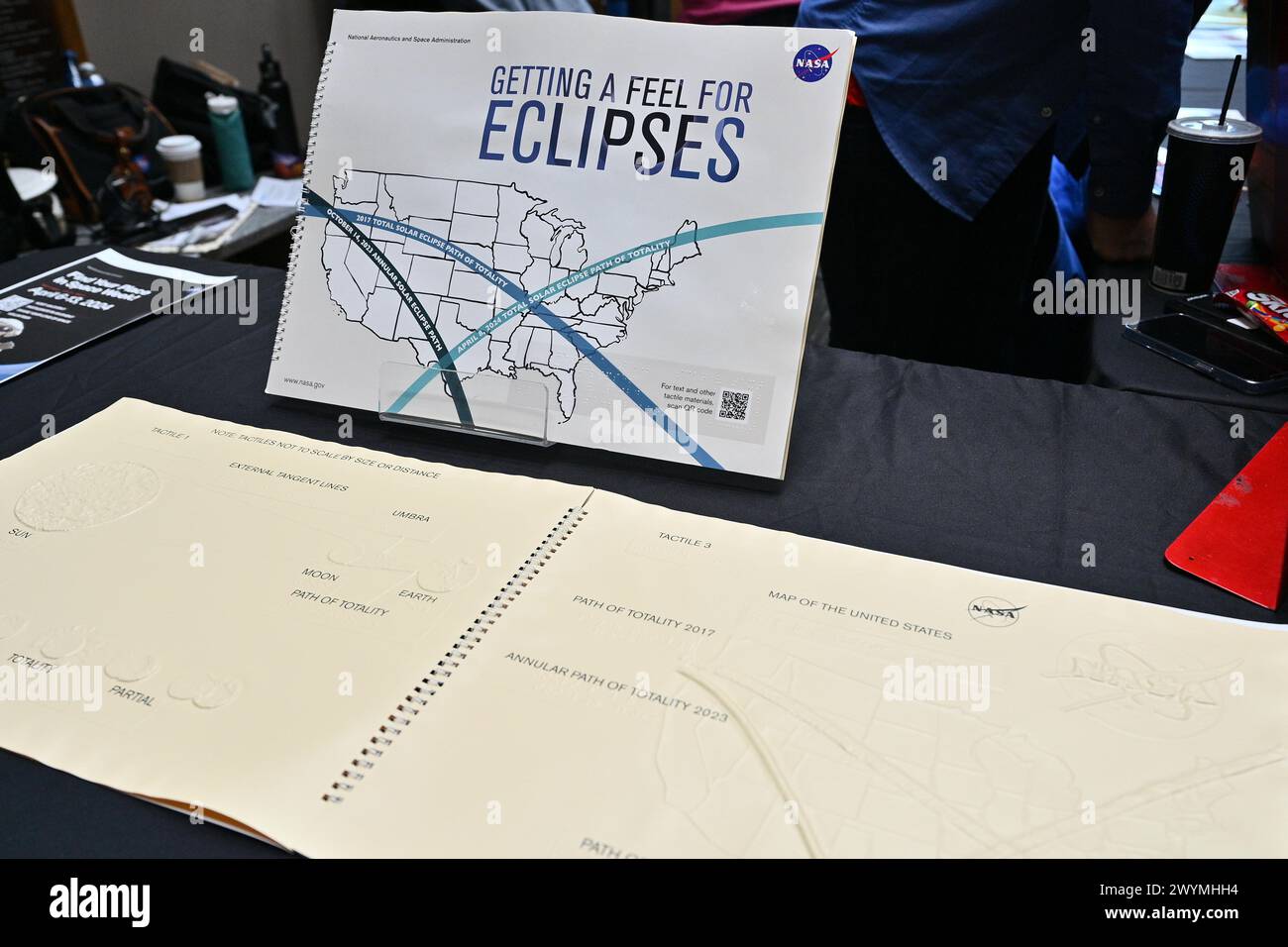 Indianapolis, United States. 07th Apr, 2024. A tactile book with ...