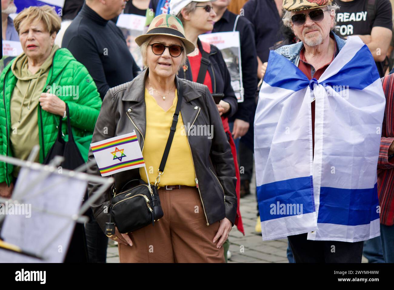 Cologne, Germany, April 07, 2024. Hundreds of people participate in the ...