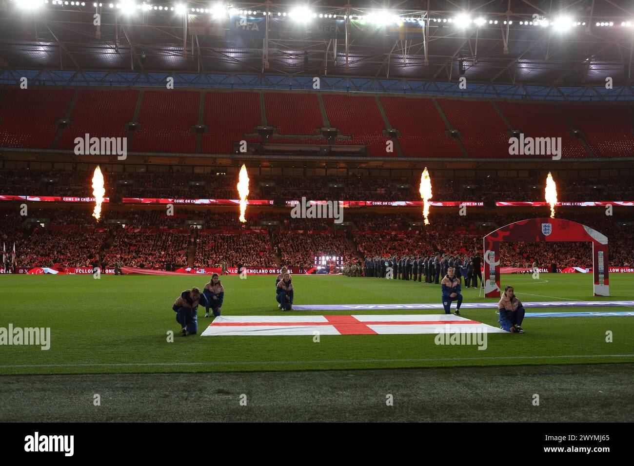 Pre match light show England v Sweden UEFA Women's Euro football ...