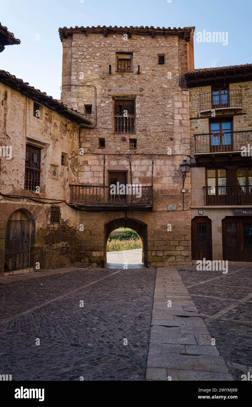 Portal de la Cabra is one of the gate of the old wall of Mora de ...