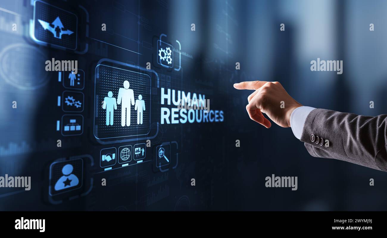 Modern Human Resources Hiring Job Occupation Concept. Business ...