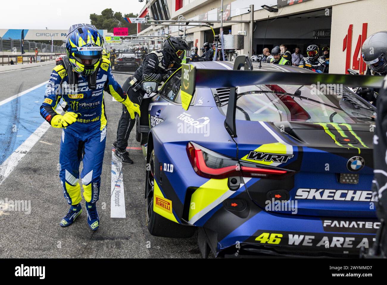 ROSSI Valentino (ita), Team WRT BMW M4 GT3, action during the 1st round of the 2024 Fanatec GT ...