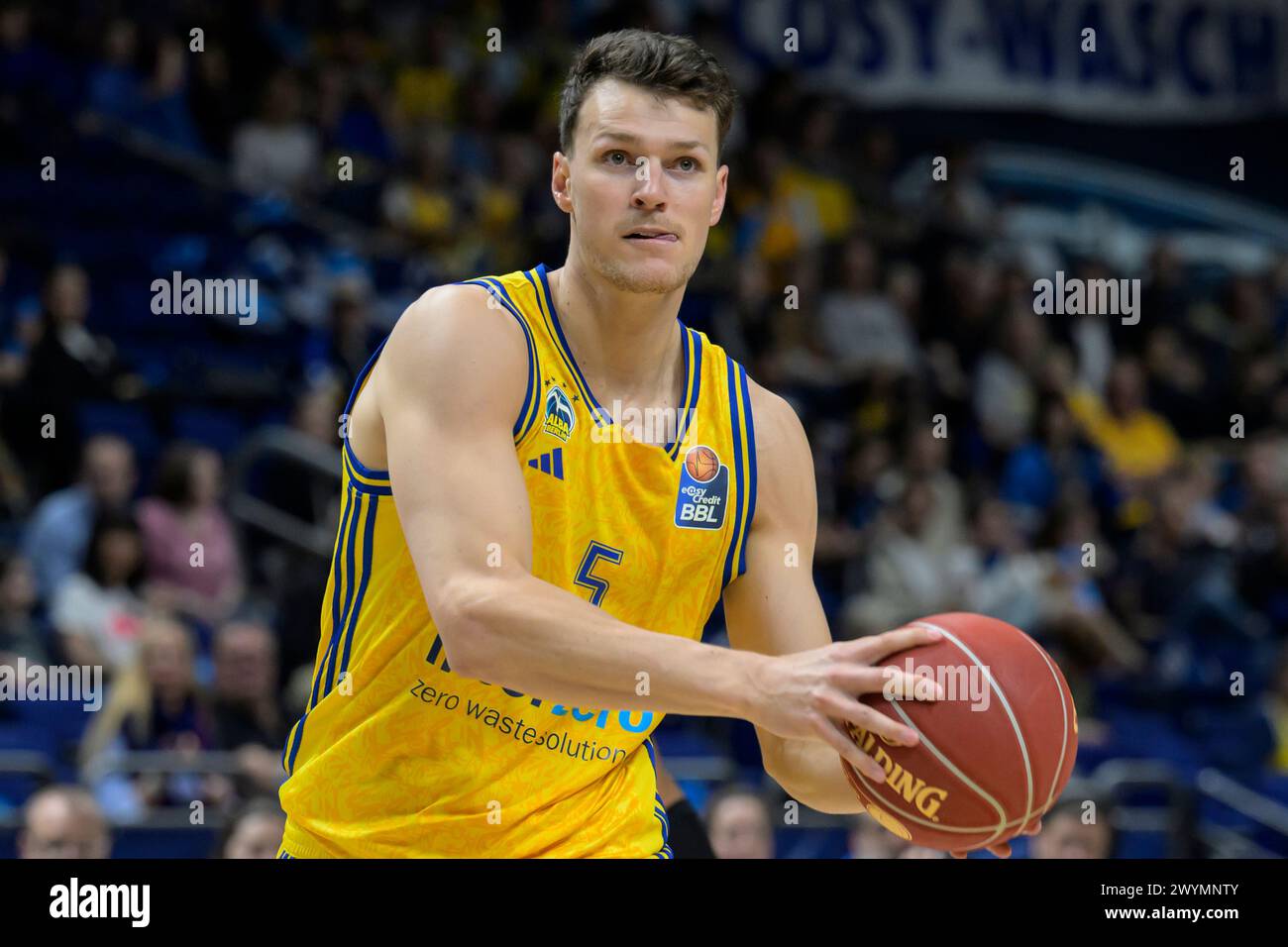 Yanni Wetzell (Alba Berlin, 5), in action - during the game day, Alba ...