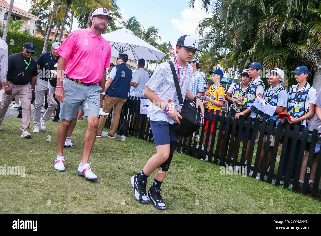 Doral, Florida, USA. 7th Apr, 2024. Bubba Watson of the RangeGoats (L ...