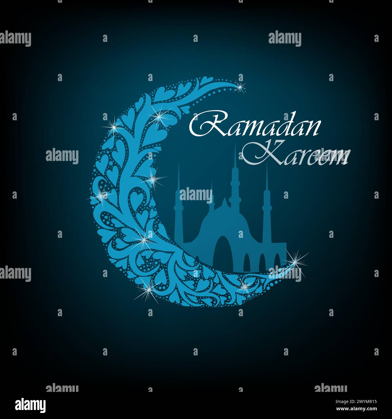 Ramadan Karim Arabic. Ramadan Kareem holiday. hand drawing. Not AI ...