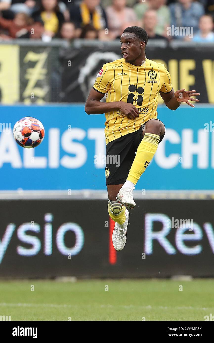 KERKRADE, Netherlands. 07th Apr, 2024. football, Dutch Keuken Kampioen Divisie, Roda JC - VVV ...