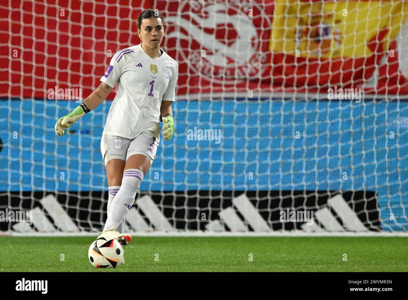 LEUVEN - Spain goalkeeper Misa during the European Championship ...