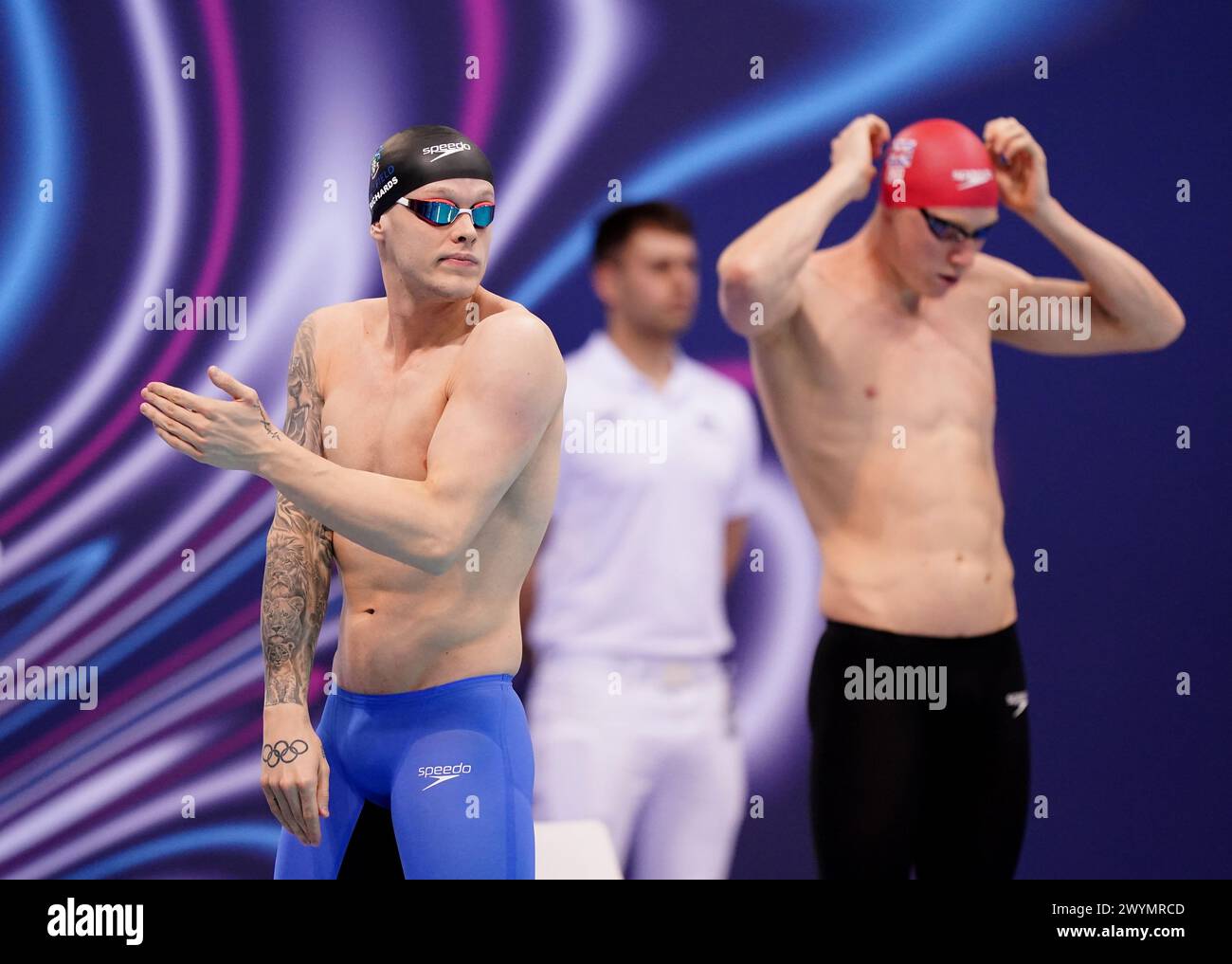 Matthew Richards in action during the Men's 200m Freestyle Paris Final ...