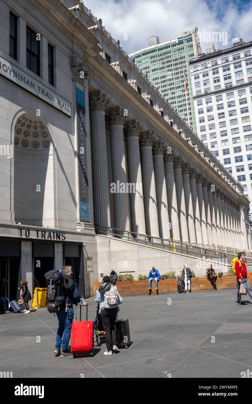 The exterior of the Moynihan Train Hall 2024, New York City, USA Stock ...