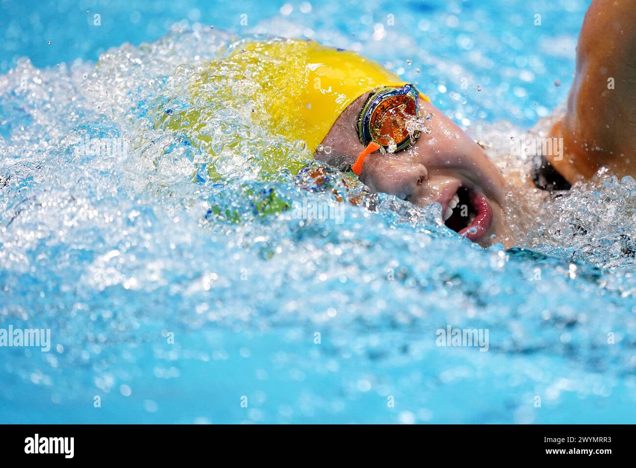 Hollie Wilson in action during the Women's 800m Freestyle Final on day ...