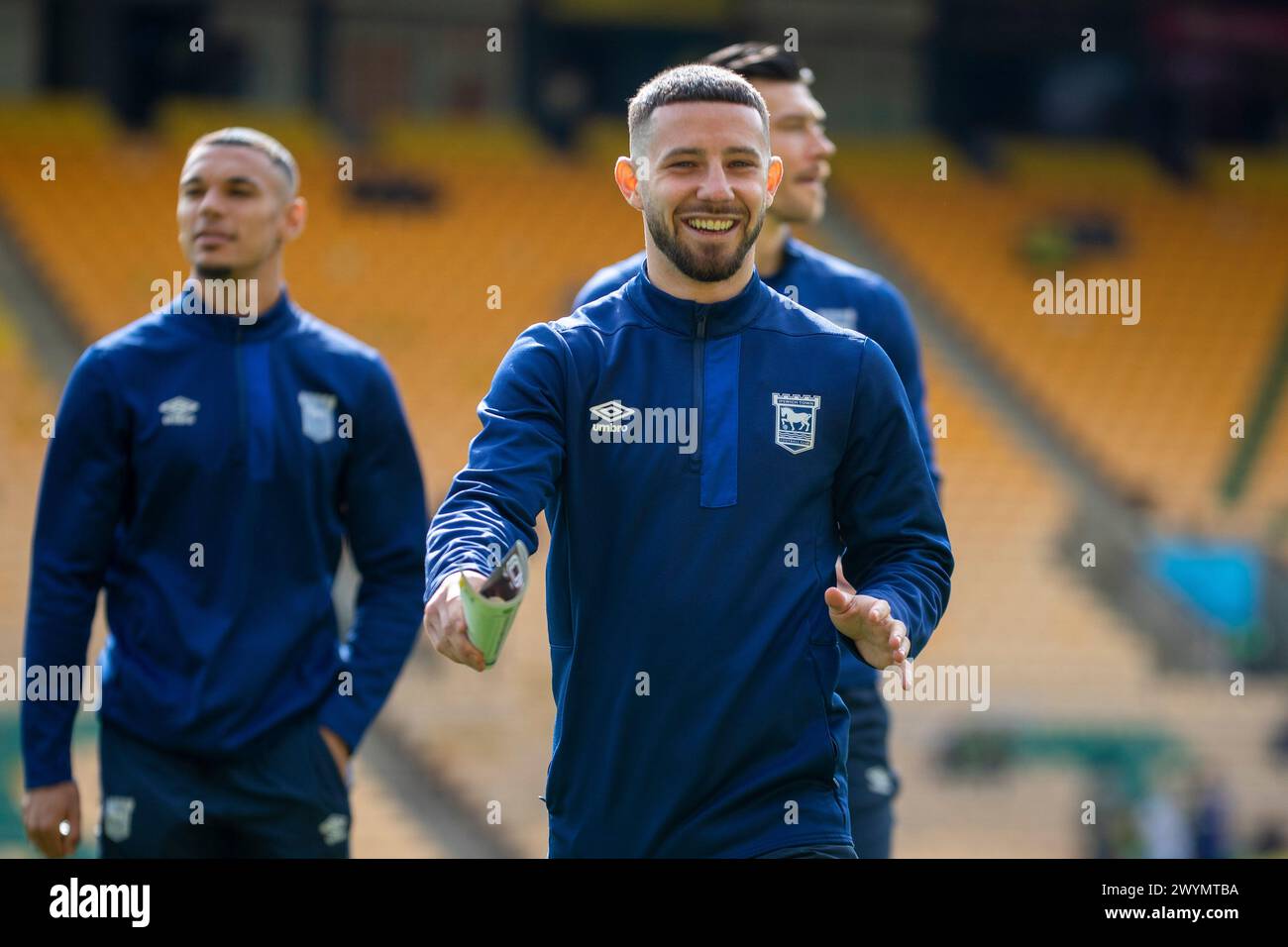 Conor Chaplin of Ipswich Town is seen before the Sky Bet Championship ...