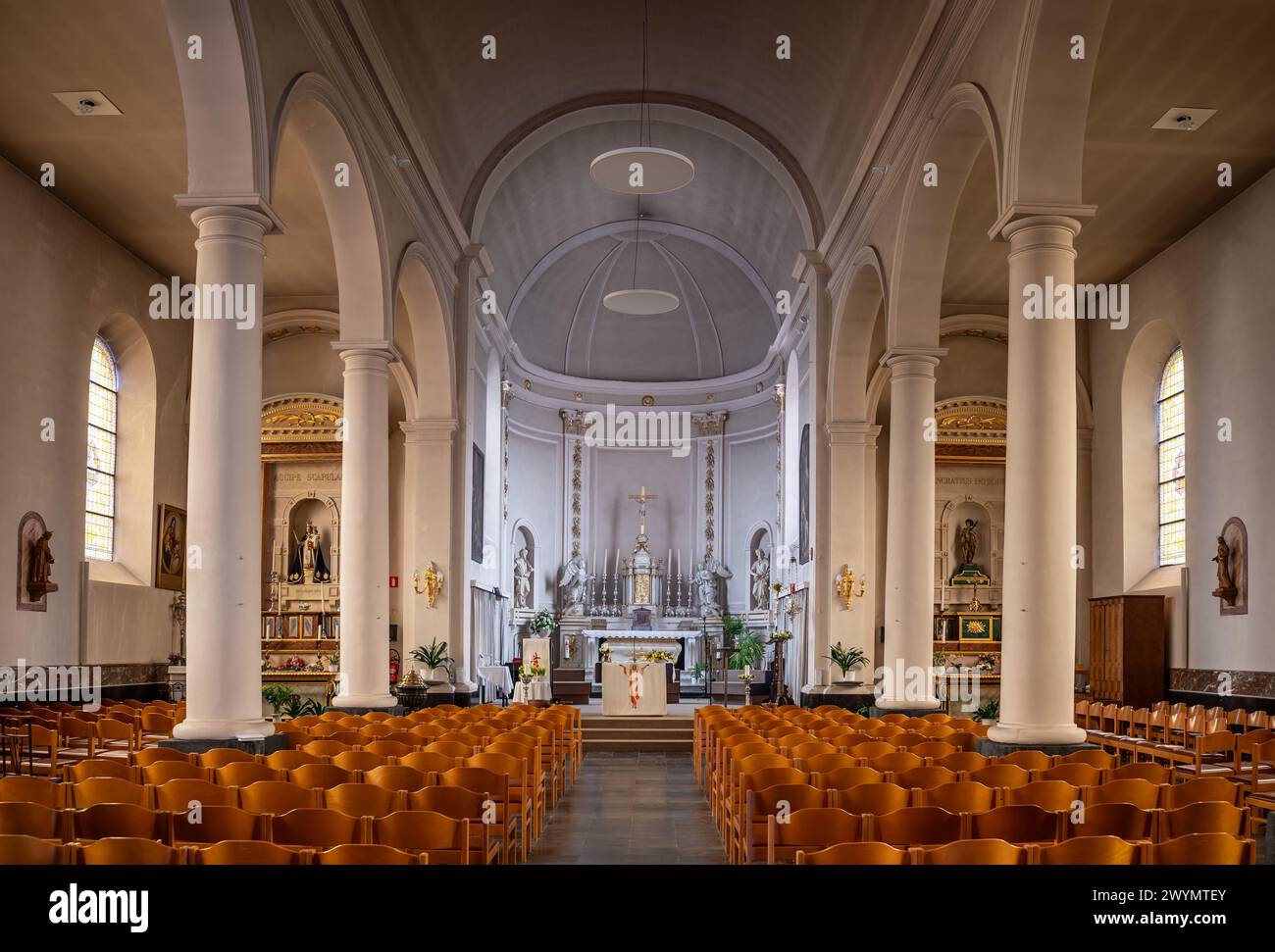 Everberg, Flemish Brabant, Belgium, March 30, 2024 - Interior design of ...