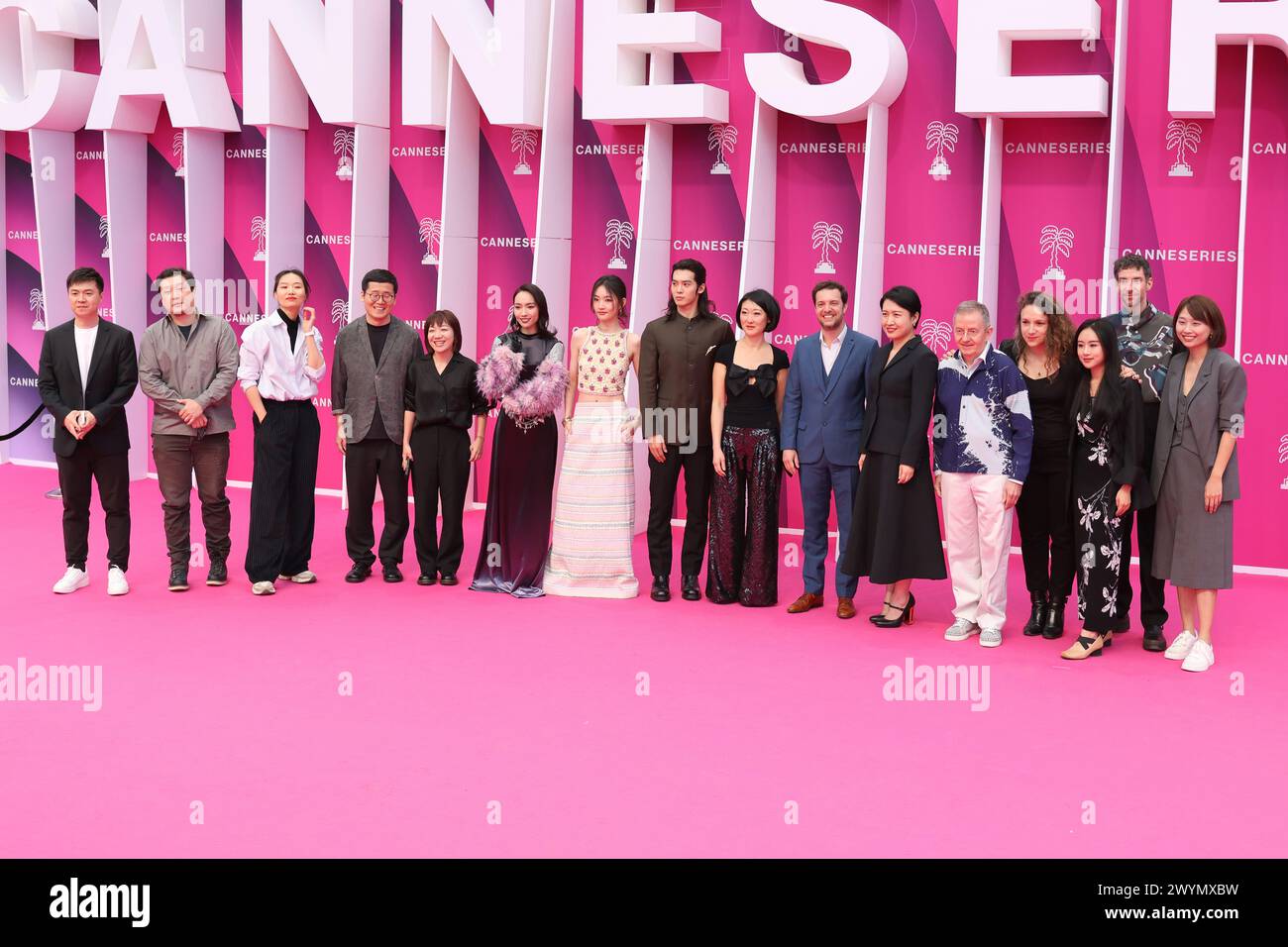 Mayutian Alim, Zhou Yiran, Yosh Yu, President of Canneseries, Fleur ...