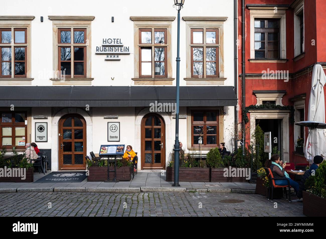 Krakow, Lesser Poland, March 19, 2024 - The hotel Rubinstein in the ...