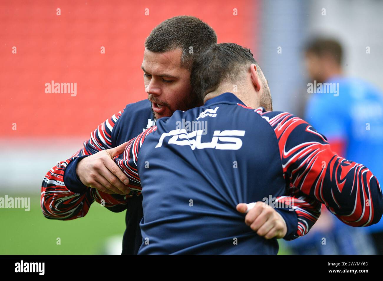 Doncaster, England - 7th April 2024 Wakefield Trinity's Liam Hood ...