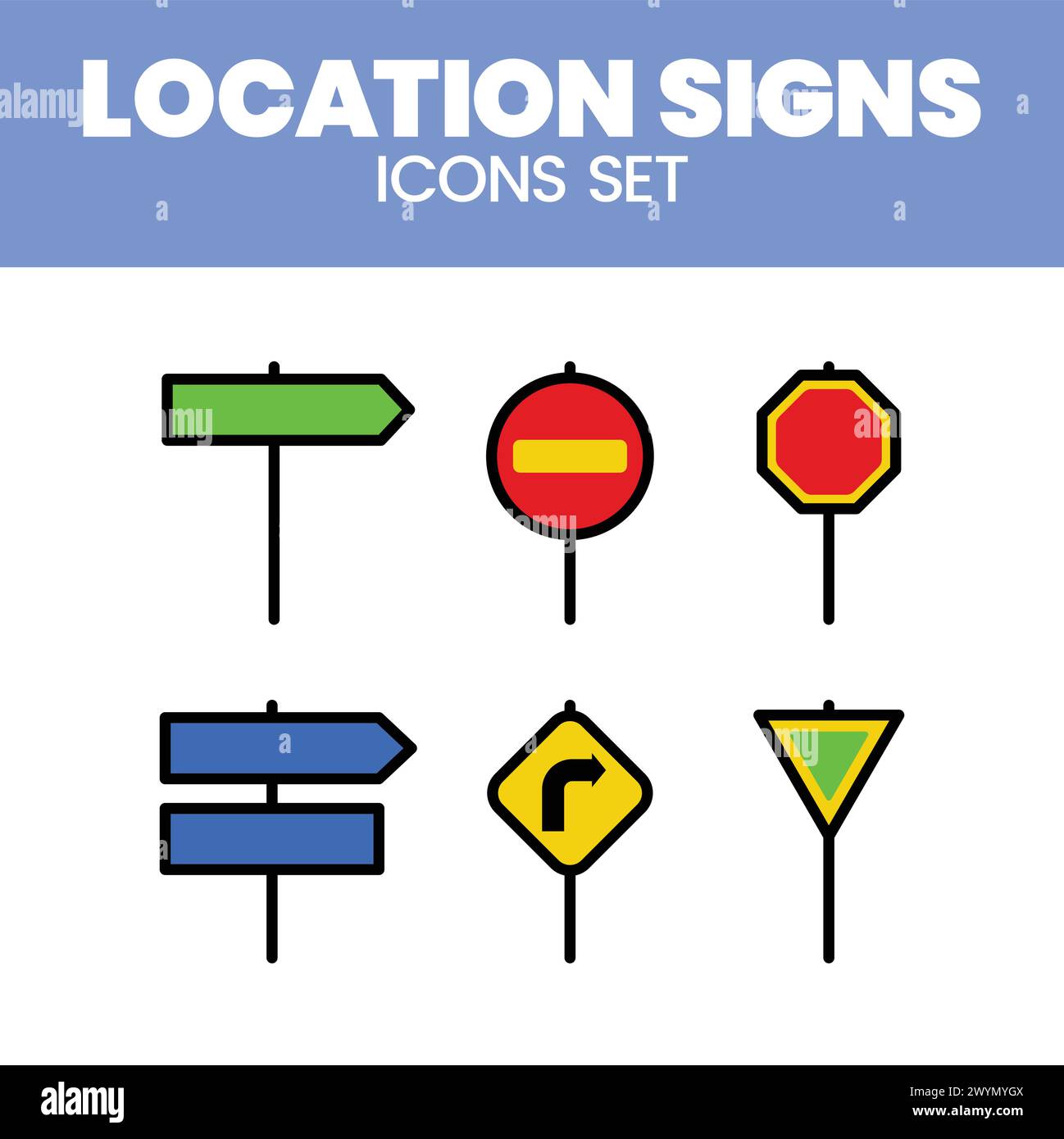 Circle red sign map Stock Vector Images - Alamy