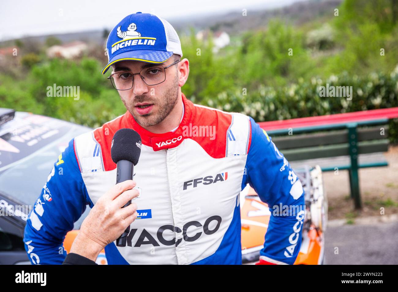 Capdenac, France. 07th Apr, 2024. TODESCHINI Florent, BARRAL Florian ...