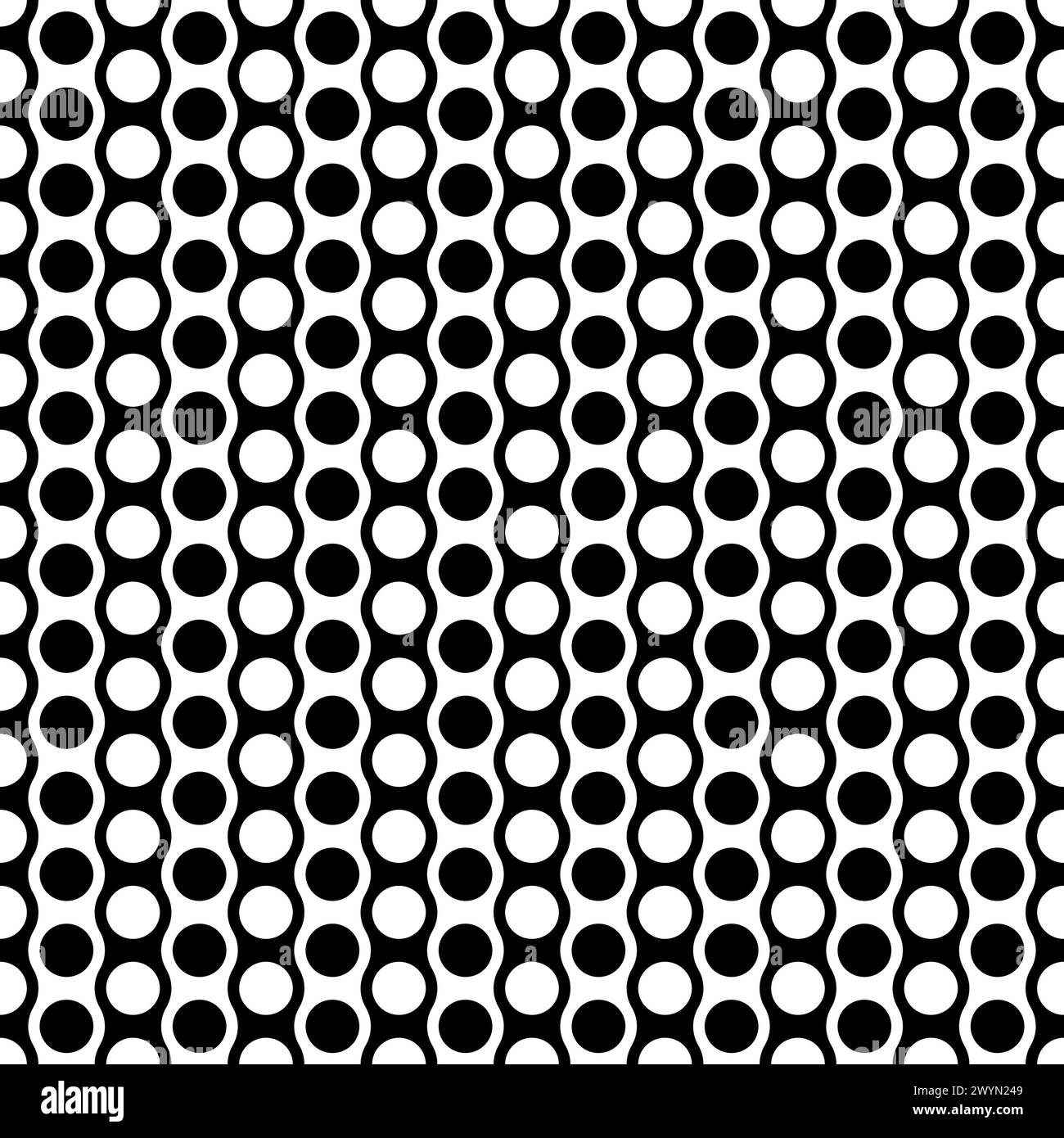Seamless Intersecting Geometric Circle Pattern Stock Vector Image And Art