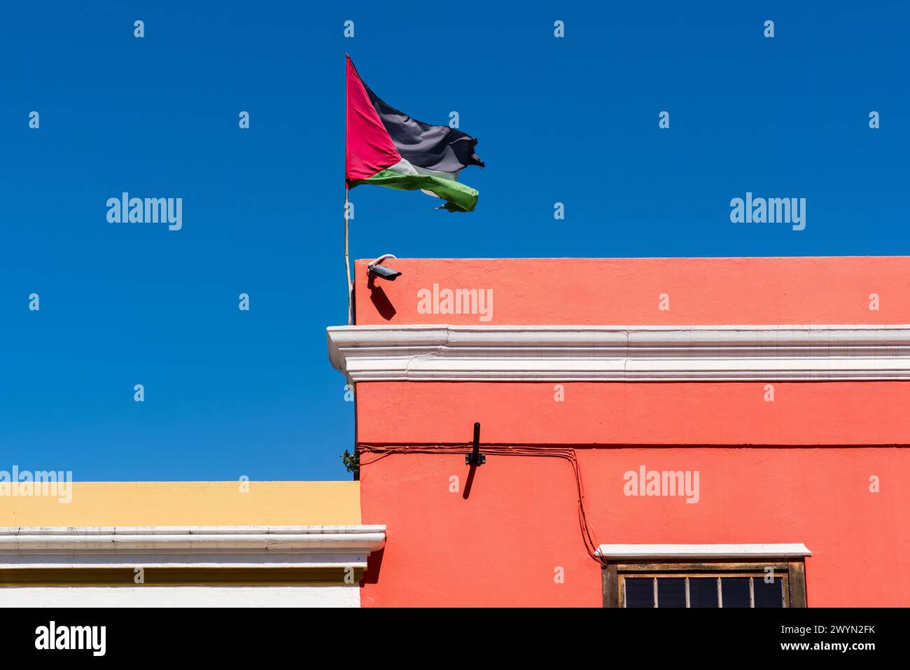 Palestine flag waving hi-res stock photography and images - Alamy