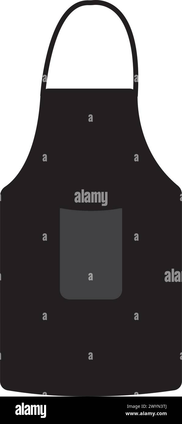 Apron illustration Black and White Stock Photos & Images - Alamy