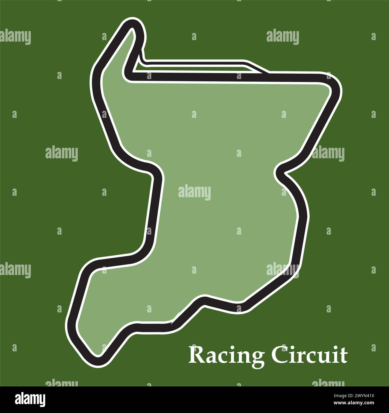 Racing circuit icon vector illustration symbol design Stock Vector ...
