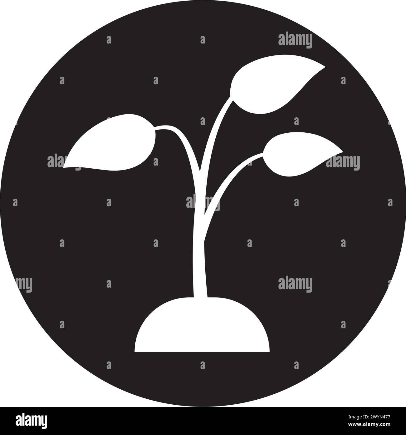 Plant icon vector illustration symbol design Stock Vector Image & Art ...