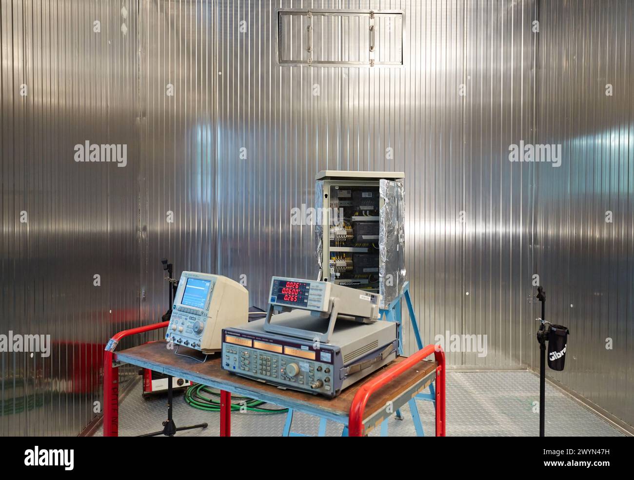 Test climate at high and low temperatures. Climate Chamber. Artificial ...