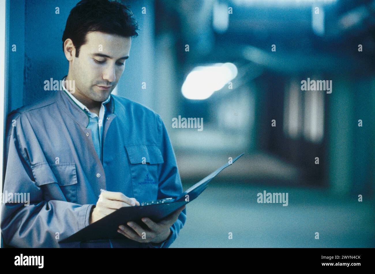 Maintenance, basement of hospital Stock Photo - Alamy