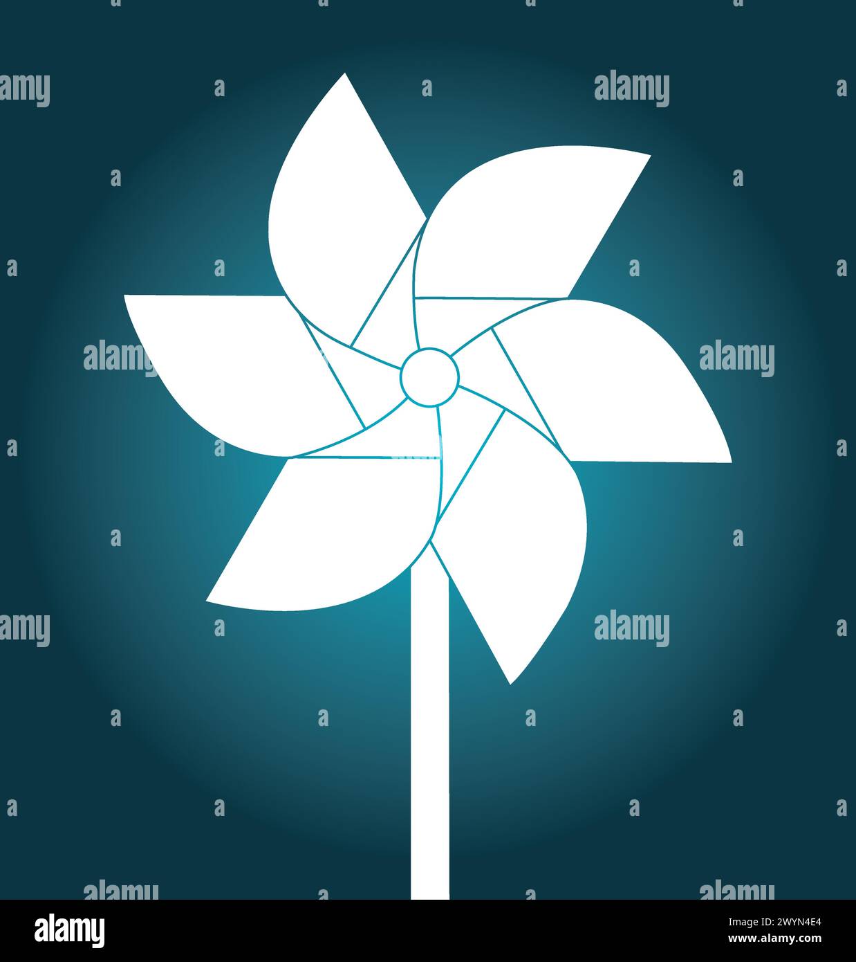 Paper windmill icon. vector illustration design template Stock Vector Image & Art - Alamy