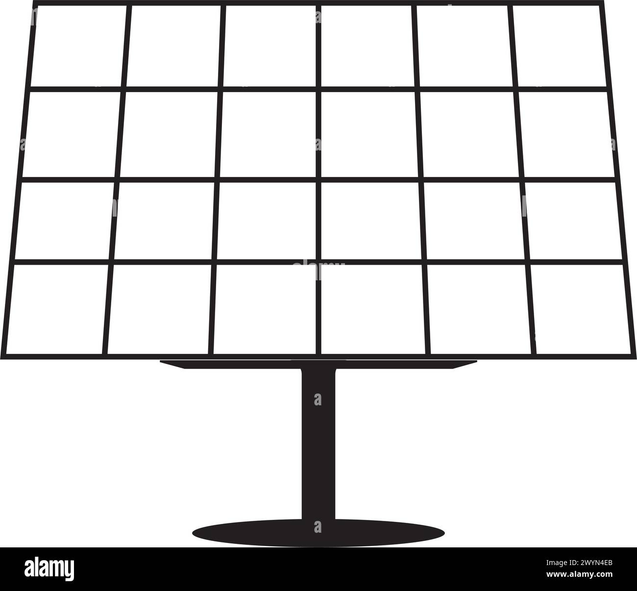 Solar panels icon vector illustration symbol design Stock Vector Image ...