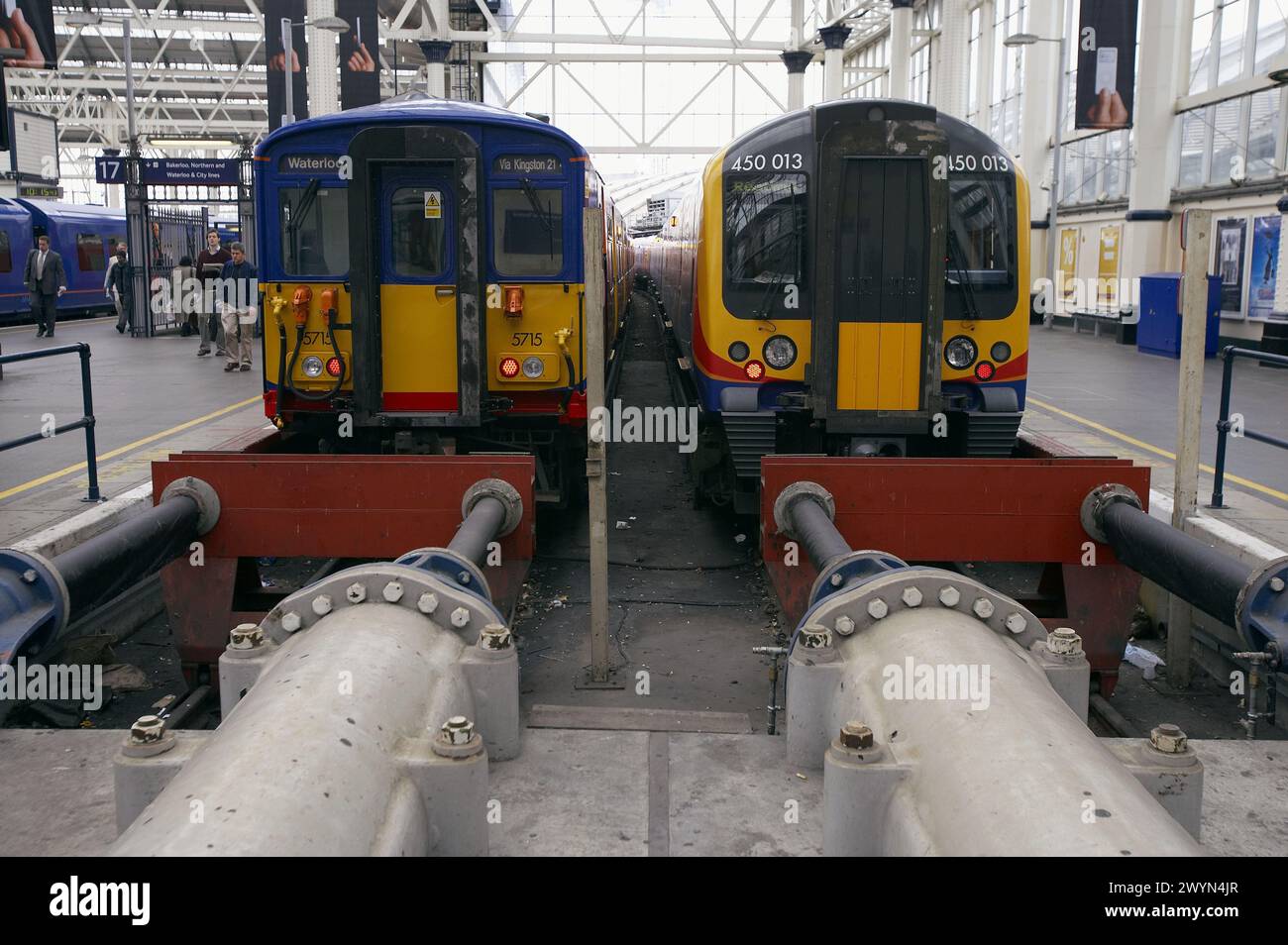 Waterloo railway station, London. England, UK Stock Photo - Alamy