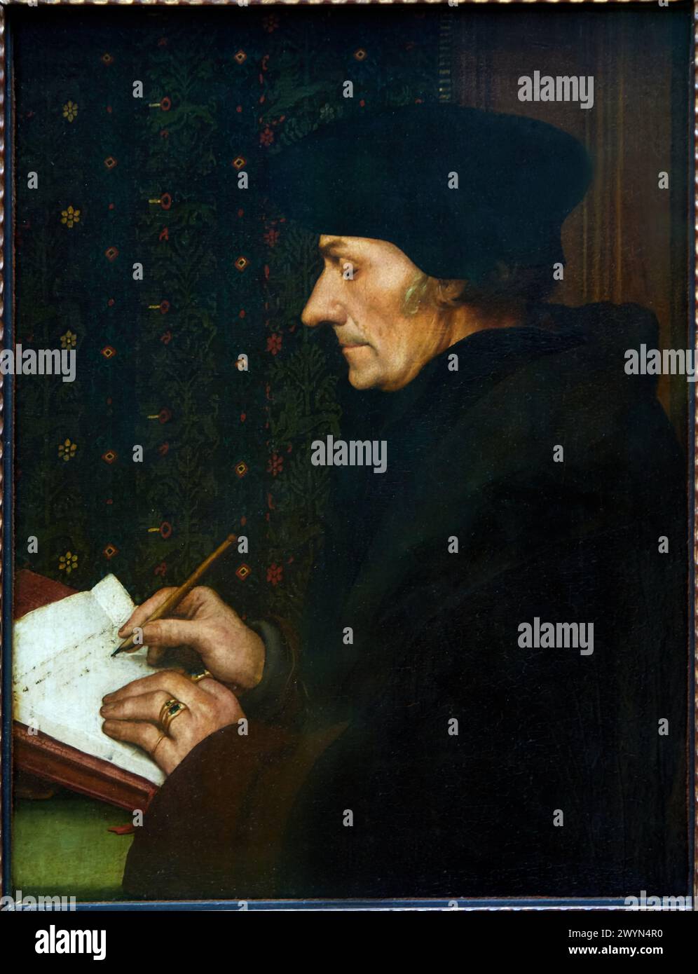 "Portrait of the Humanist Erasmus", 1523, Hans Holbein le Jeune, Musée ...