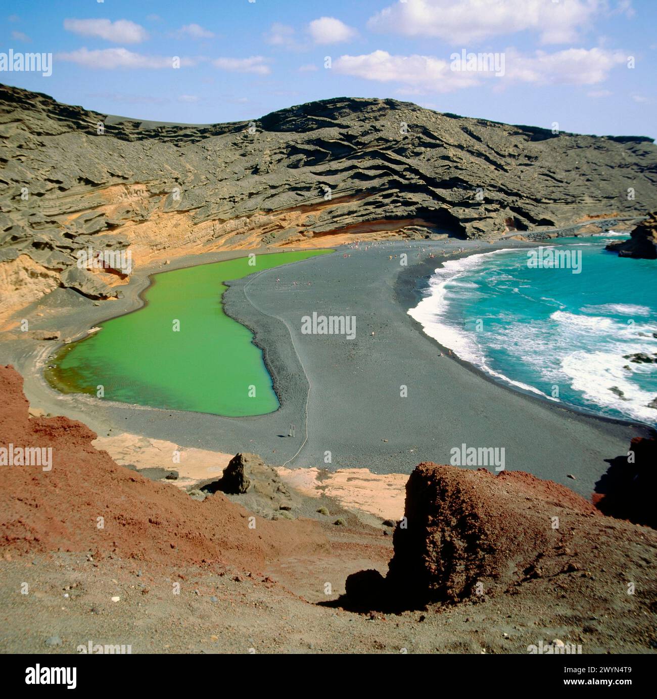 Lanzarote el golfo laguna verde hi-res stock photography and images - Alamy