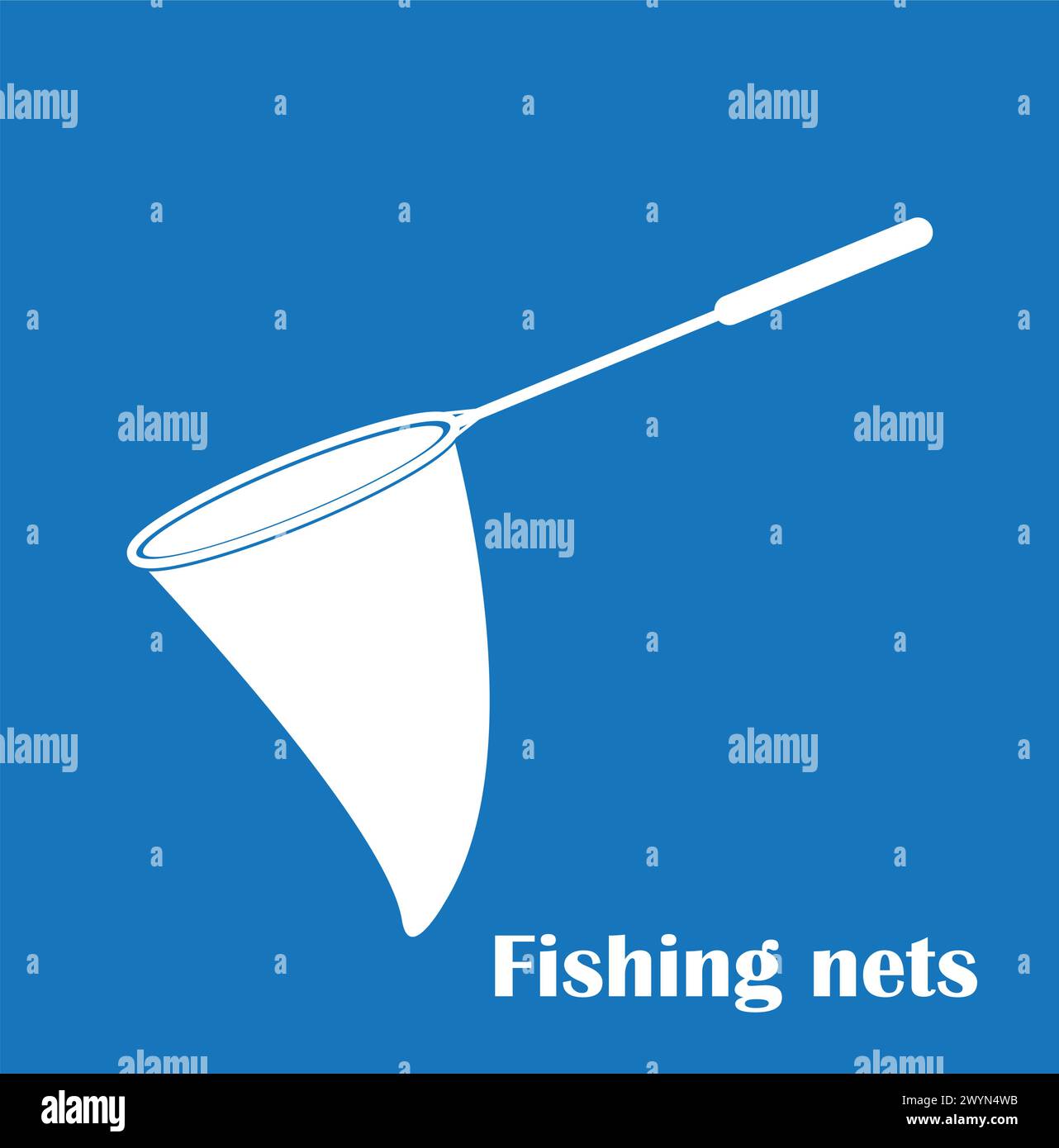 Fishing net icon vector illustration template design Stock Vector Image ...