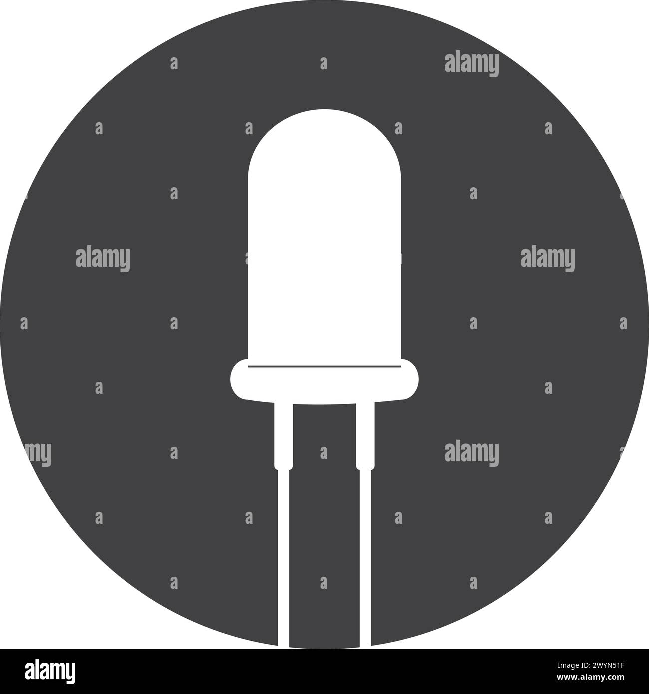 Diode icon vector illustration logo design Stock Vector Image & Art - Alamy