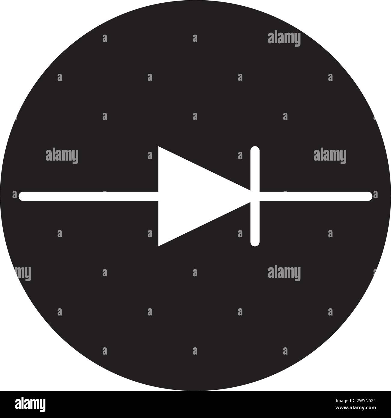 Diode icon vector illustration logo design Stock Vector Image & Art - Alamy