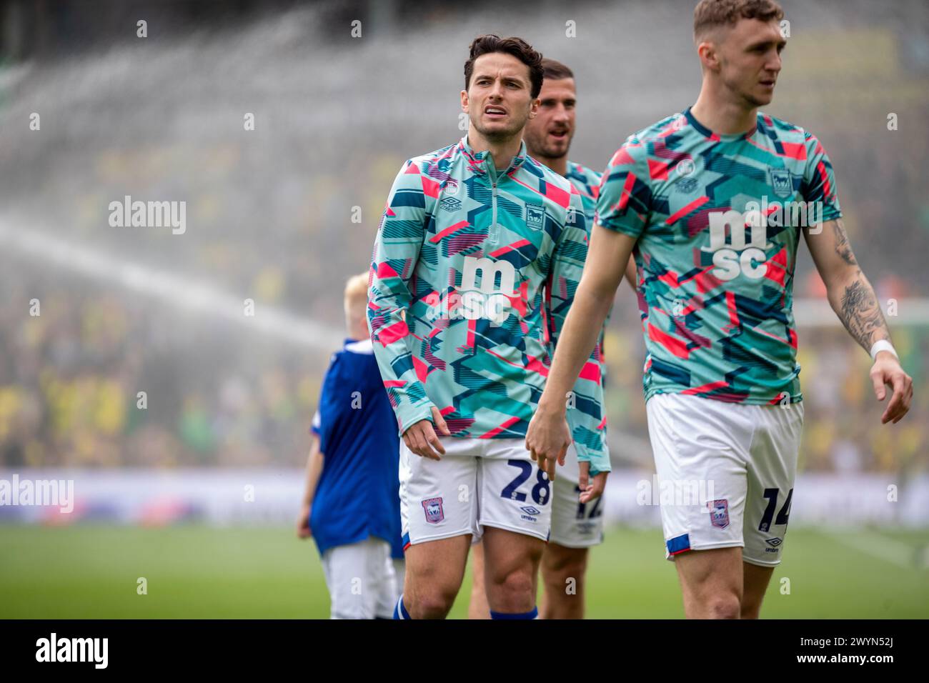 Lewis Travis of Ipswich Town is seen before the Sky Bet Championship ...