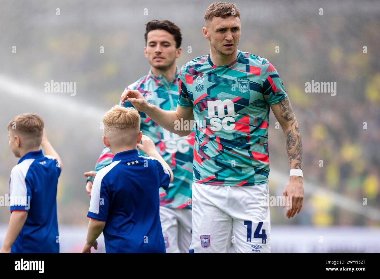 Jack Taylor of Ipswich Town is seen before the Sky Bet Championship ...