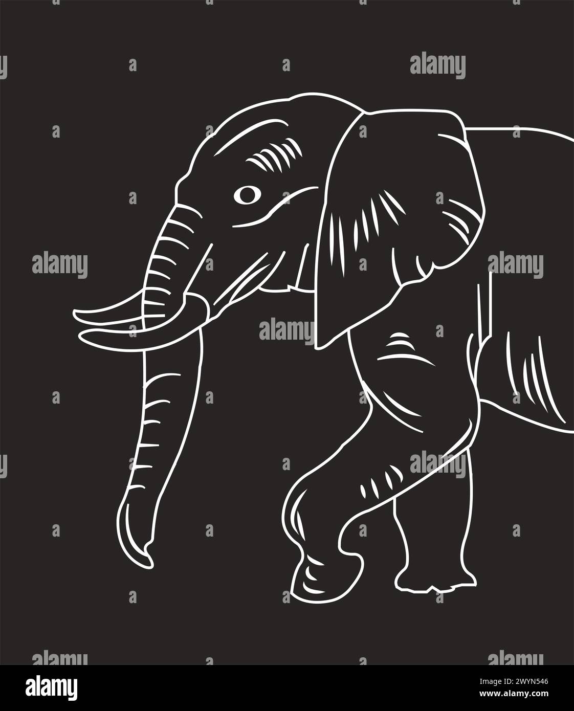 Elephant icon vector illustration symbol design Stock Vector Image ...