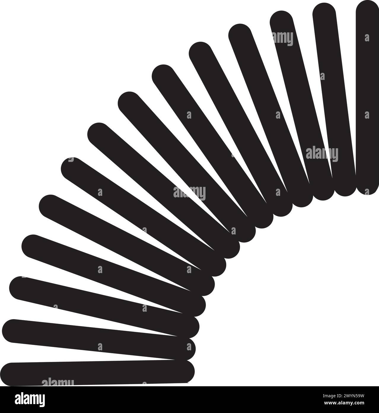 Metal spring vector icon illustration design template Stock Vector ...