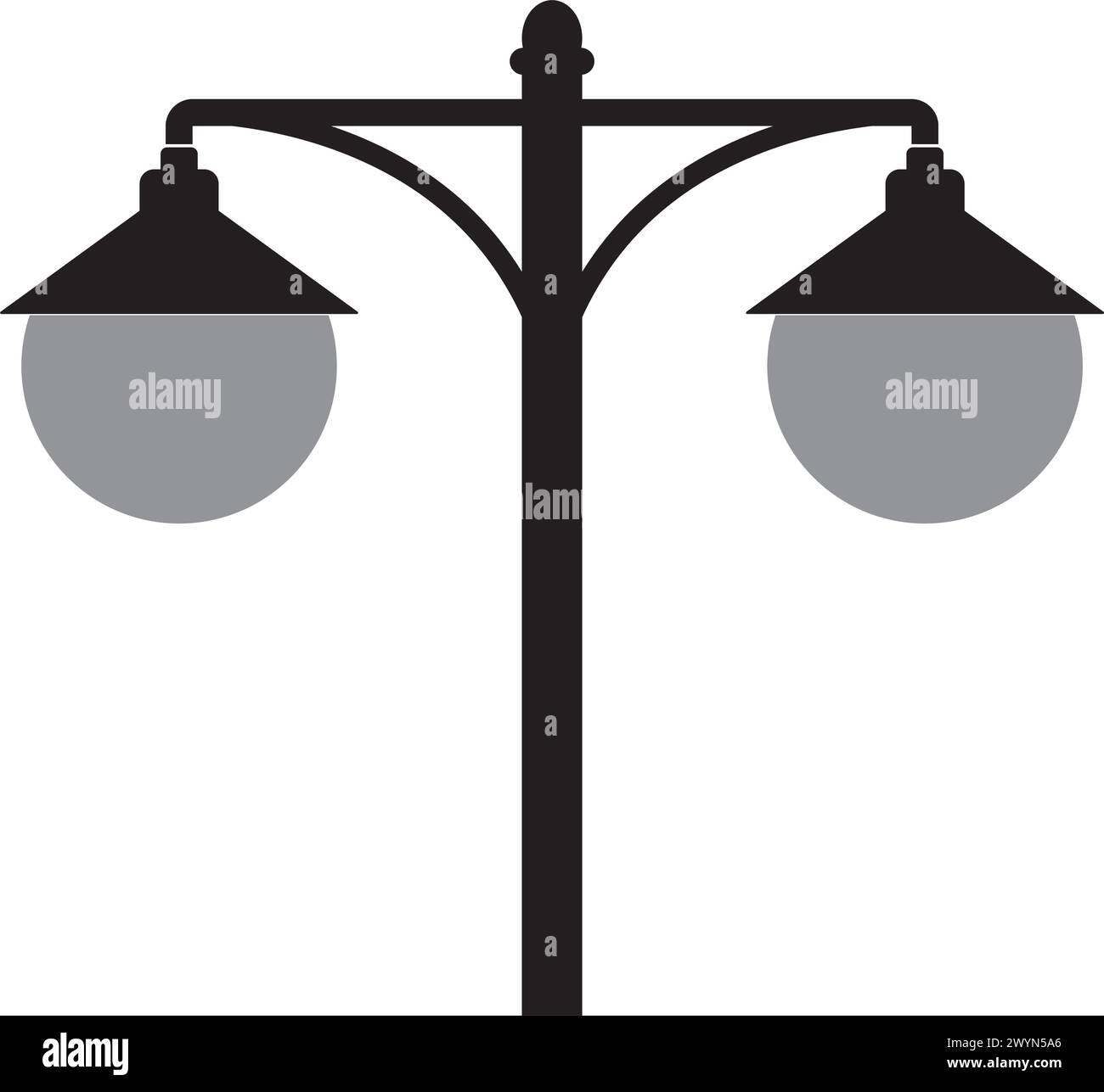 Garden lamp logo vector illustration design Stock Vector Image & Art - Alamy