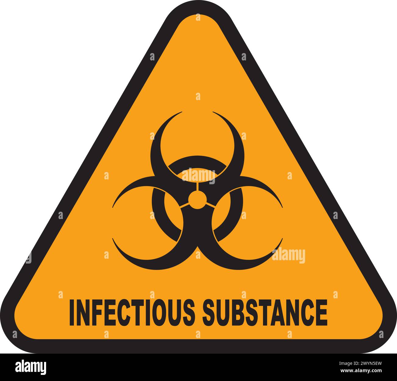 Chemical hazard icon, flammable warning symbol vector illustration ...