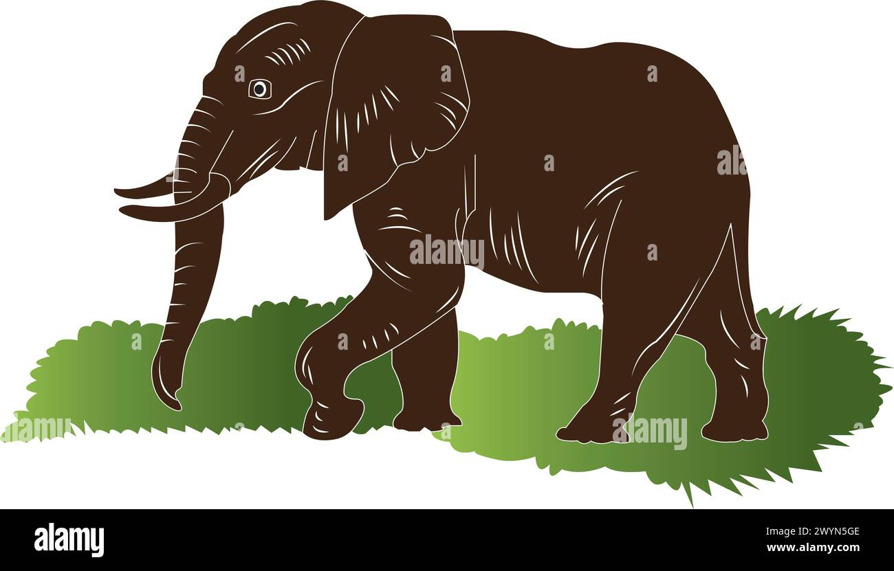 Elephant icon vector illustration symbol design Stock Vector Image ...