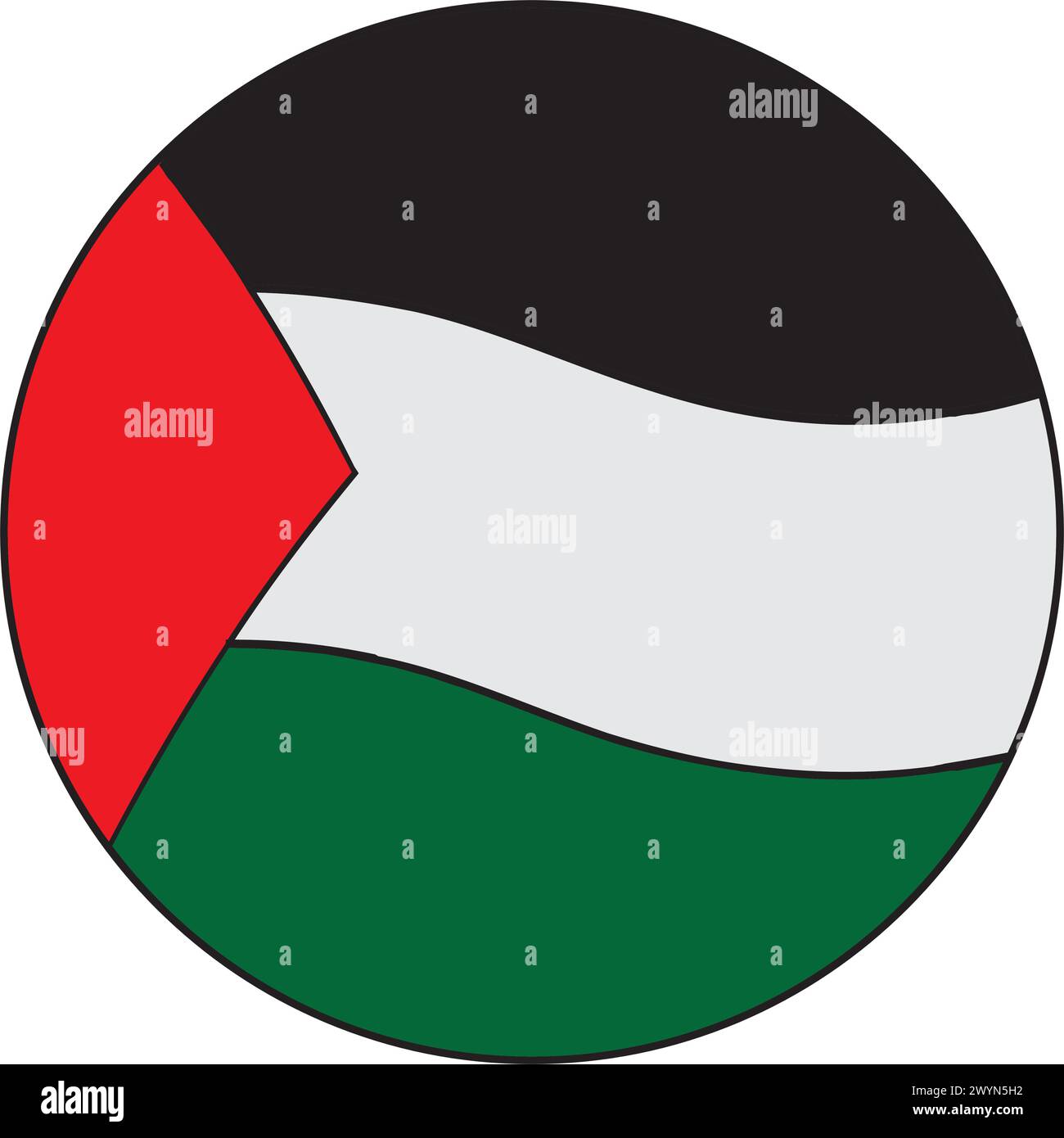 Palestine flag icon vector illustration design Stock Vector Image & Art ...