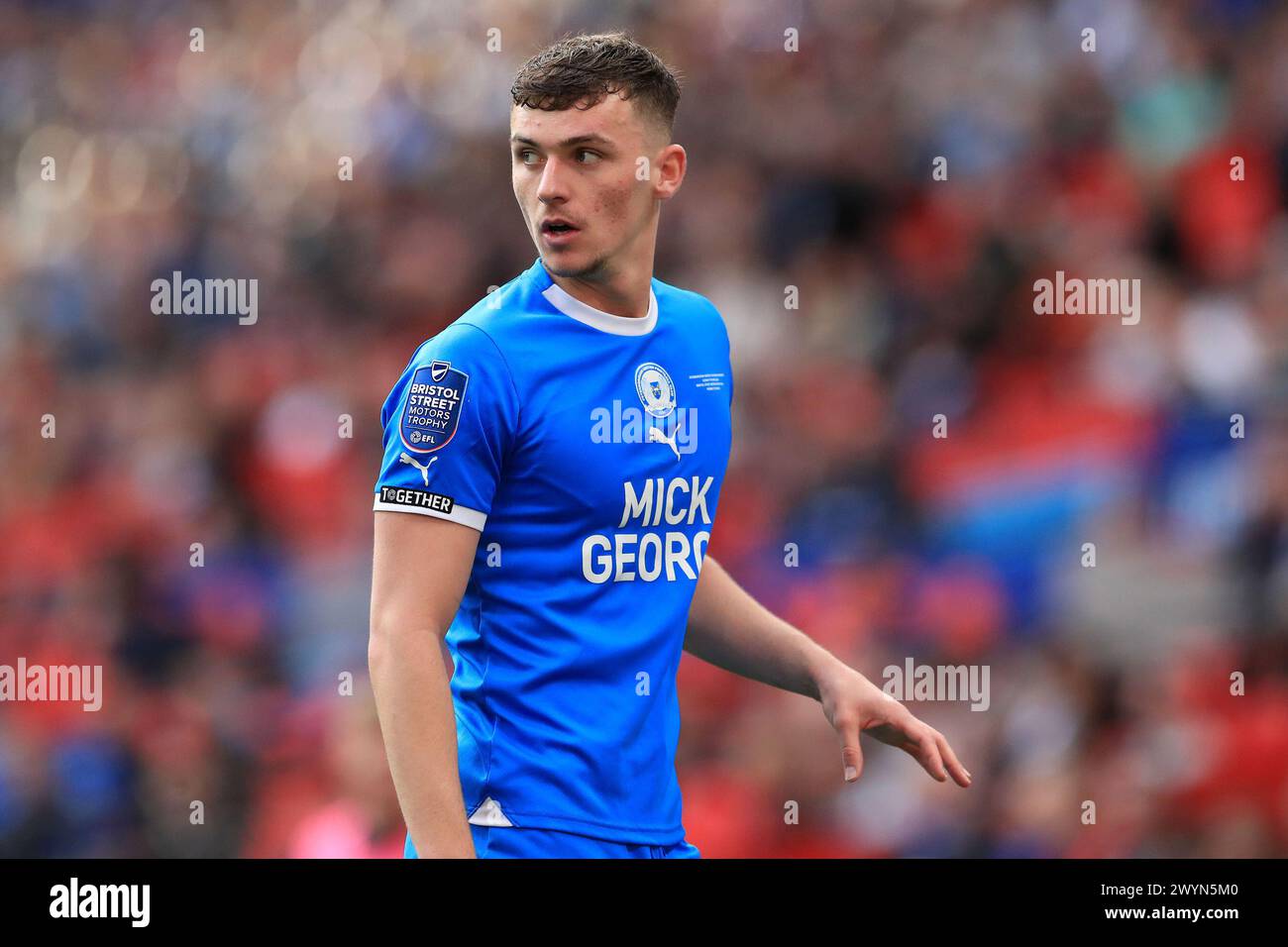 London, UK. 07th Apr, 2024. Harrison Burrows of Peterborough United ...