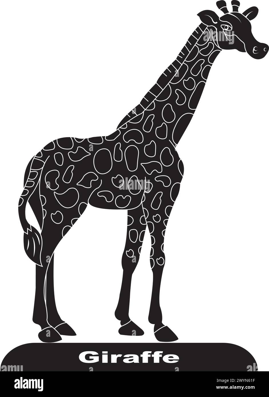 Giraffe logo vector illustration design Stock Vector Image & Art - Alamy