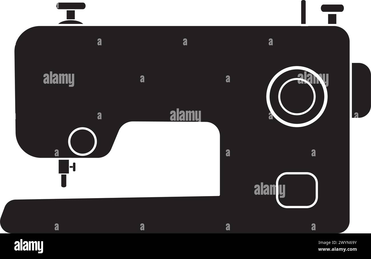 Sewing machine logo vector illustration design Stock Vector Image & Art ...